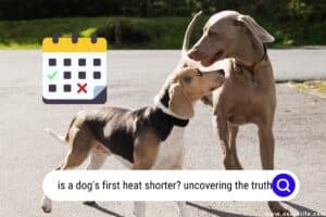 Is A Dog's First Heat Shorter? [Explained] - Oodle Life